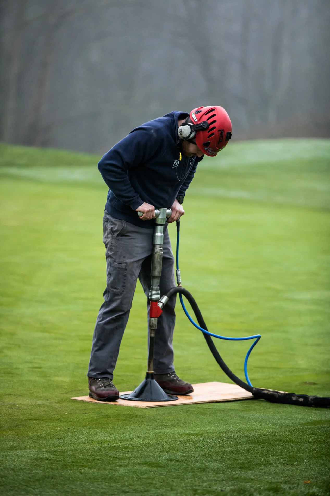 Decompaction Service for Golf Course Drainage | Down to Earth Trees Ltd