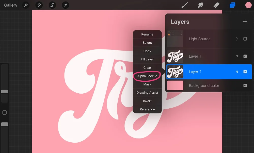 3D Lettering Tutorial in Procreate — Los Angeles Lettering Mural Artist