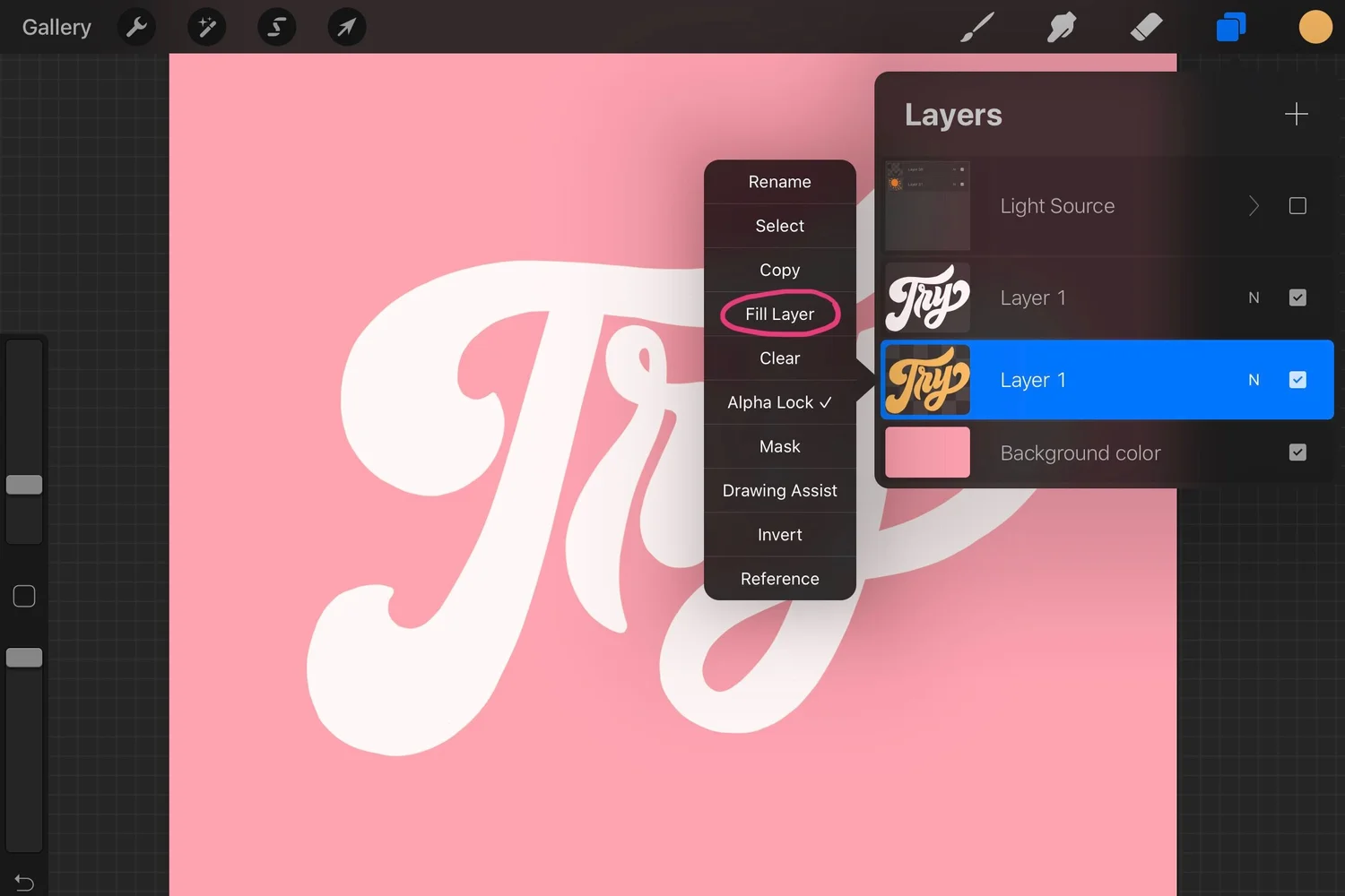 3D Lettering Tutorial in Procreate — Los Angeles Lettering Mural Artist