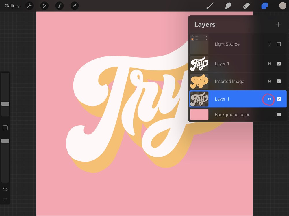 3D Lettering Tutorial in Procreate — Los Angeles Lettering Mural Artist