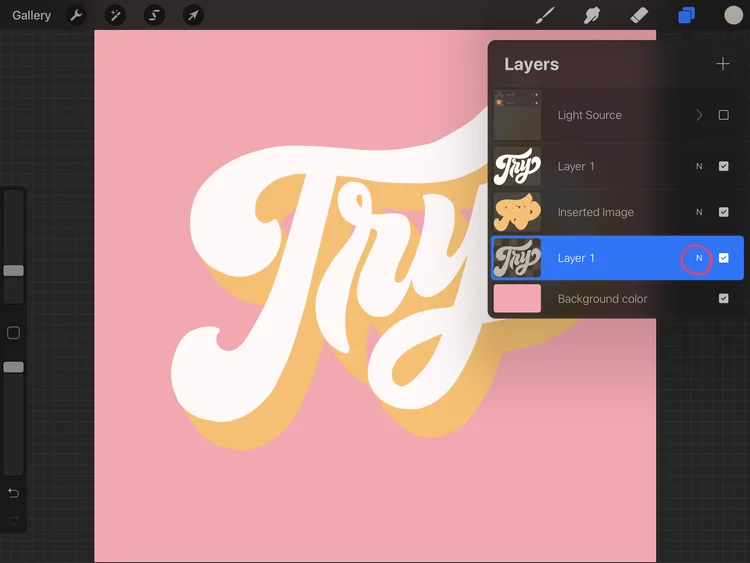 3D Lettering Tutorial in Procreate — Los Angeles Lettering Mural Artist