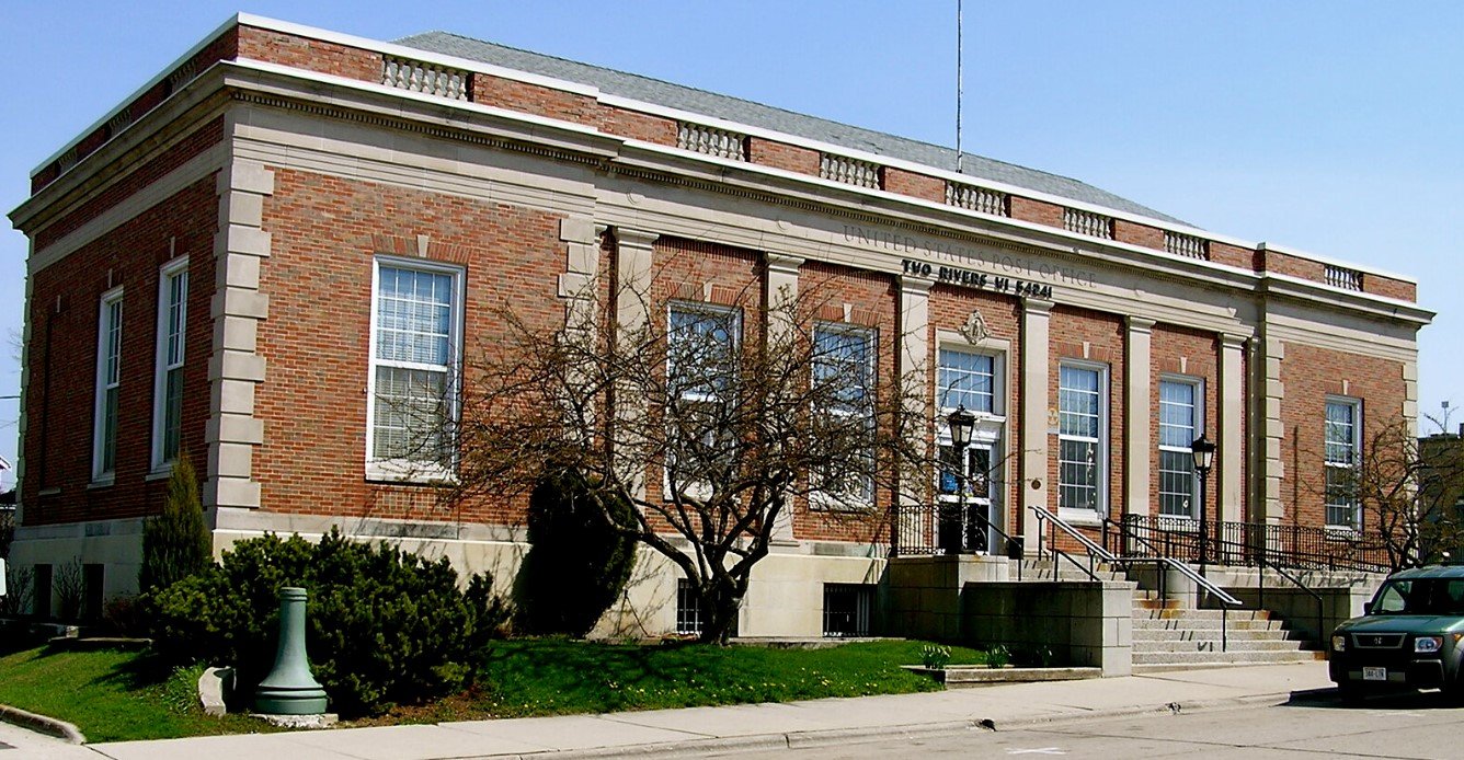 Two Rivers Post Office was a Depression-Era Public Works Relief Project ...