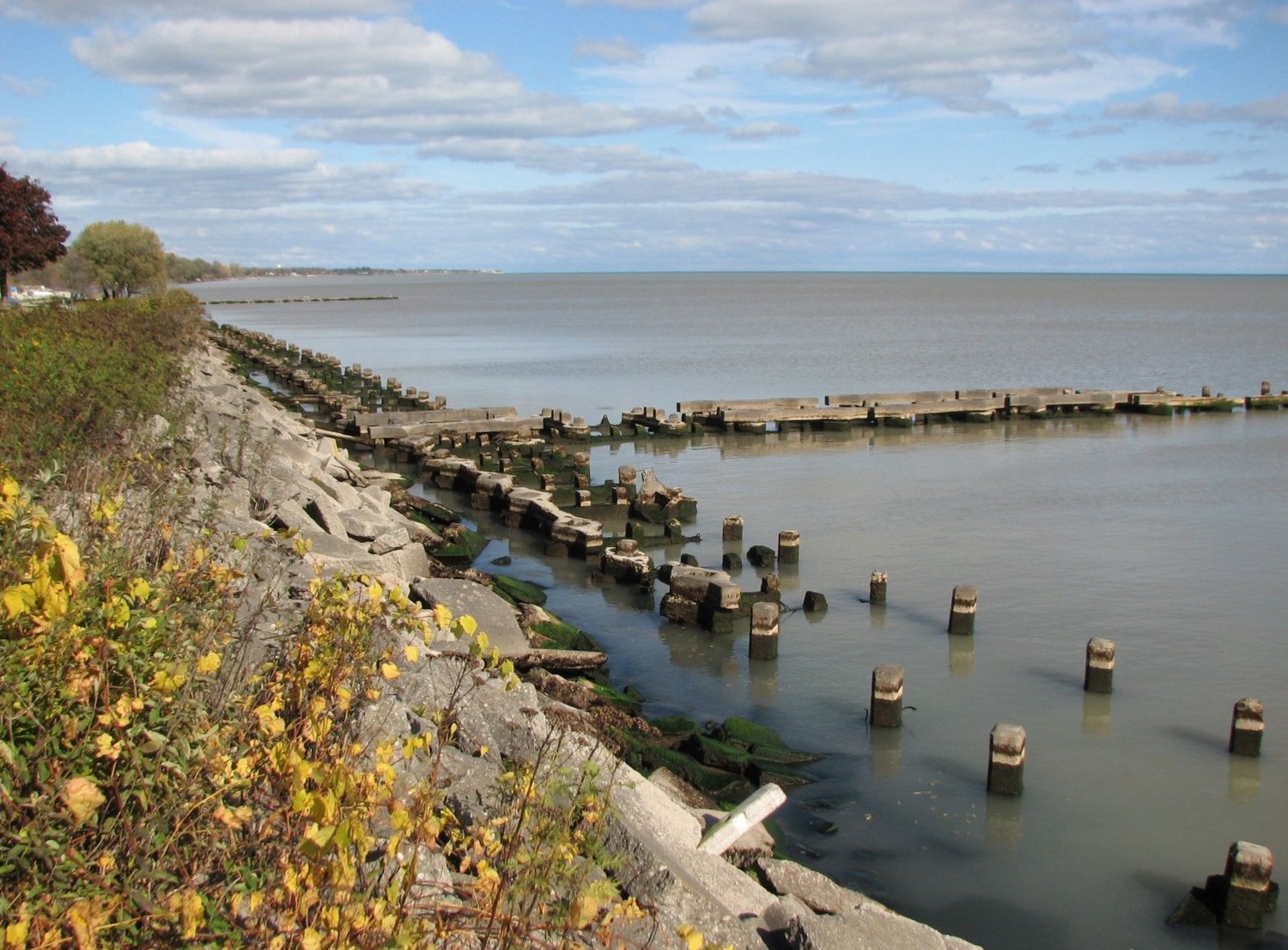 Concrete Jetties to Control Erosion of Manitowoc’s Shoreline Were Built ...