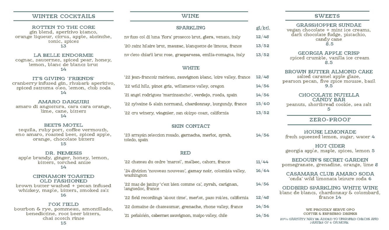 Menu — LEONs FULL SERVICE