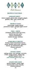 Menu — LEONs FULL SERVICE