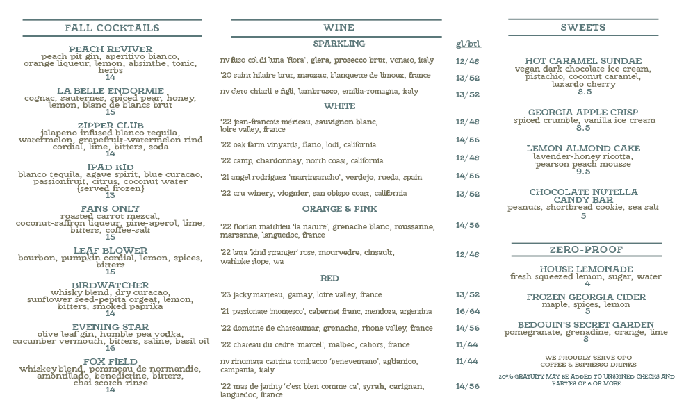 Menu — LEONs FULL SERVICE