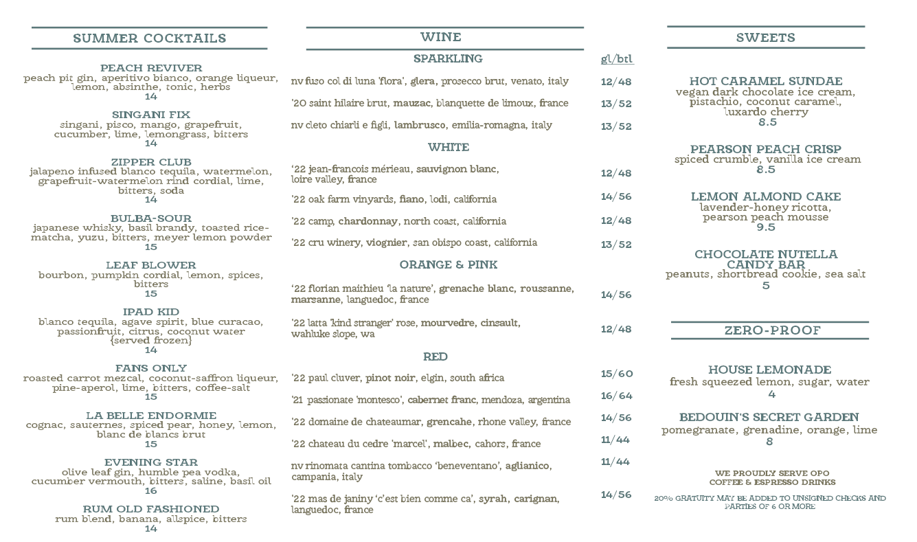 Menu — LEONs FULL SERVICE