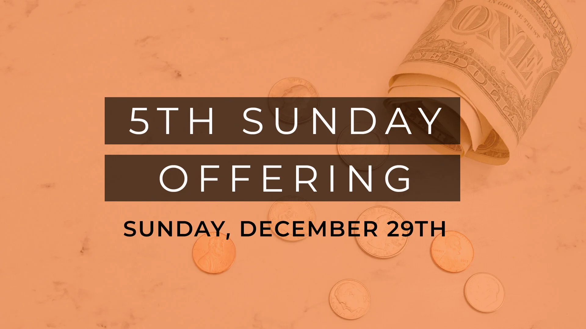 5th Sunday Offering — Maryland Community Church