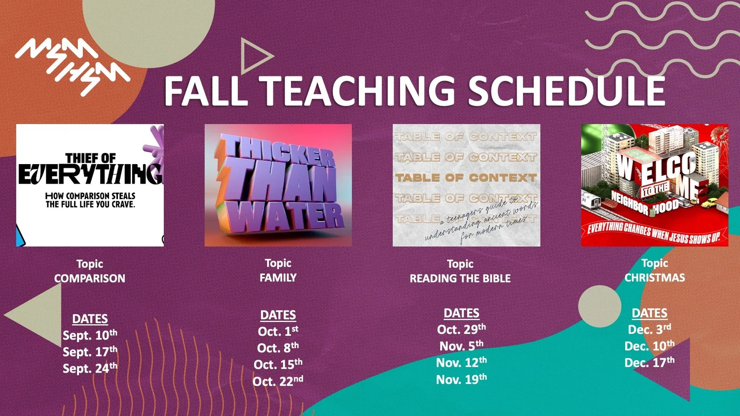 MCC Students Resources — Maryland Community Church