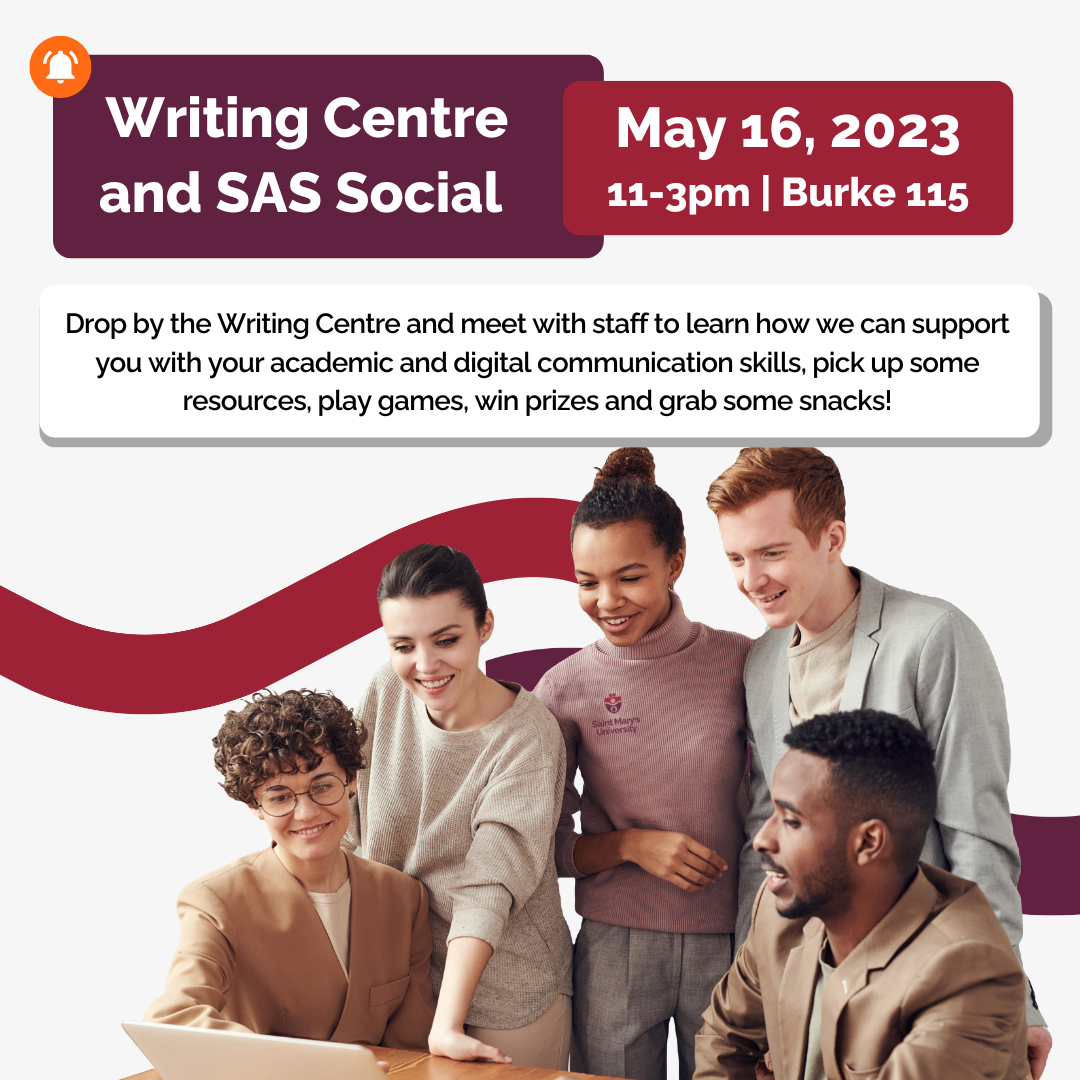 Writing Centre and SAS Social — Studio for Teaching & Learning