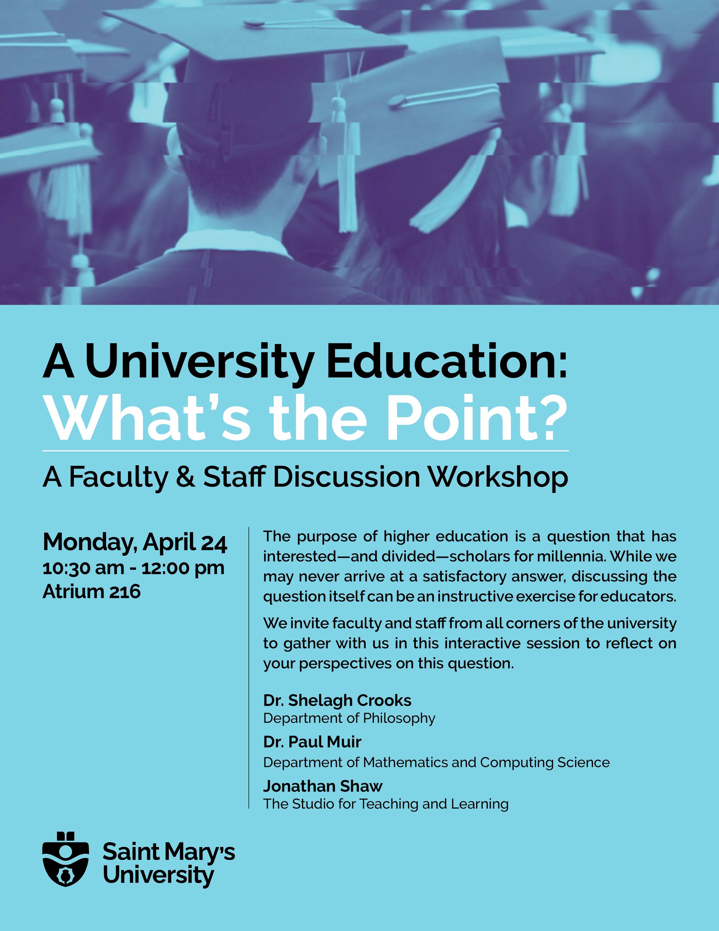 A University Education: What’s the Point? A Faculty & Staff Discussion ...