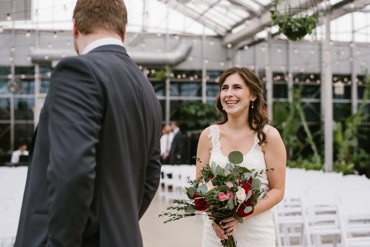 Grand Rapids, Michigan | March Greenhouse Wedding at Downtown Market | Ariel + Travis — Sydney ...
