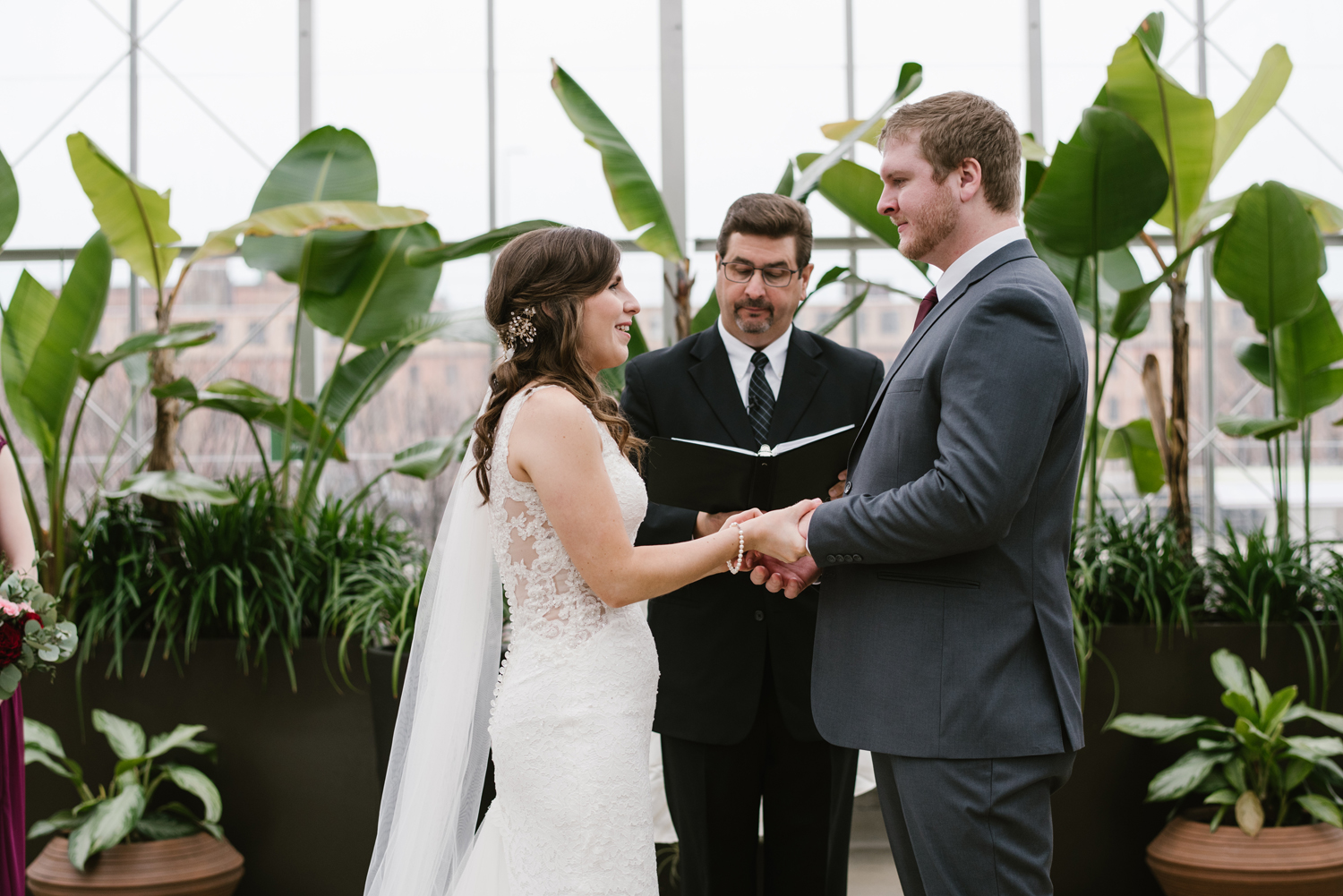 Grand Rapids, Michigan | March Greenhouse Wedding at Downtown Market | Ariel + Travis — Sydney ...