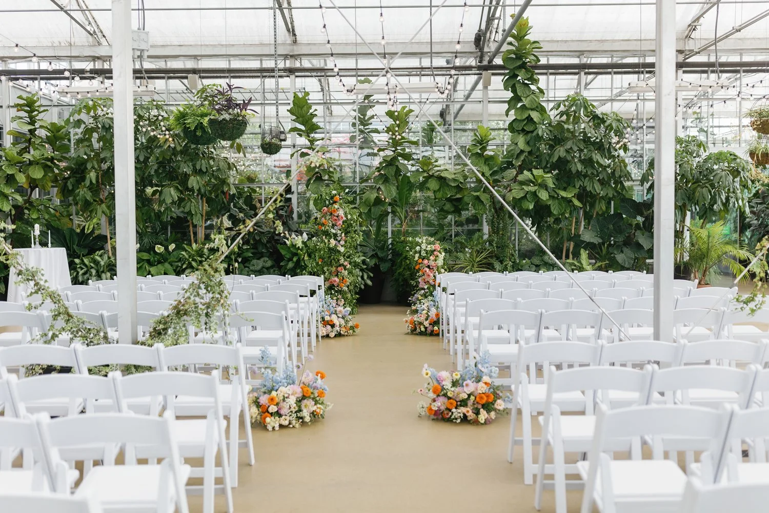 Colorful Greenhouse Wedding at Grand Rapids Downtown Market