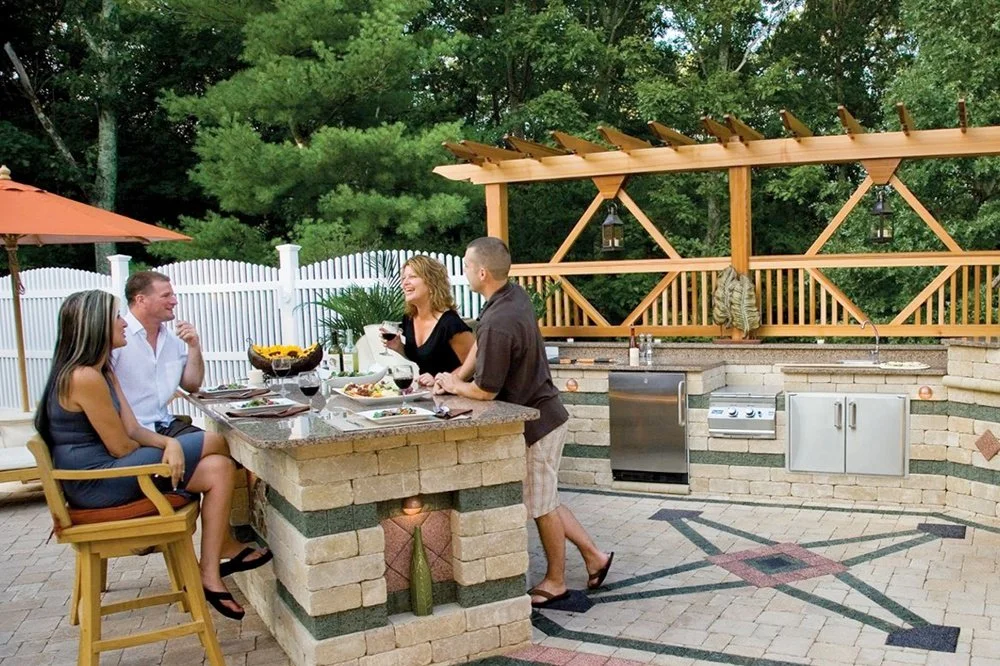 Outdoor Kitchens, Bluestone in Ulster County, Hudson Valley, Rockland ...