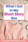 What I Received in My Short Story Box #2 — From Pennies to Plenty