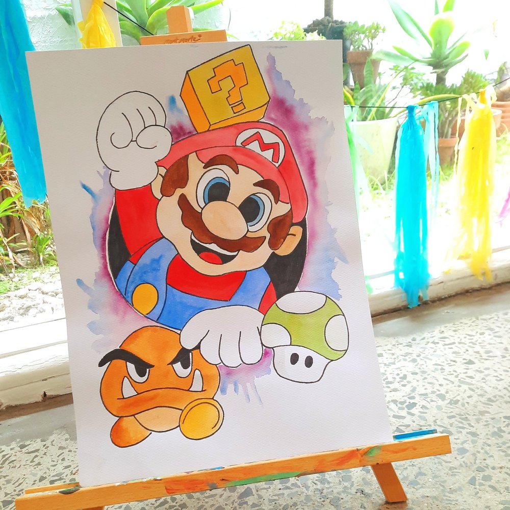 Super Mario Kids Art Class — Gloworm Studios