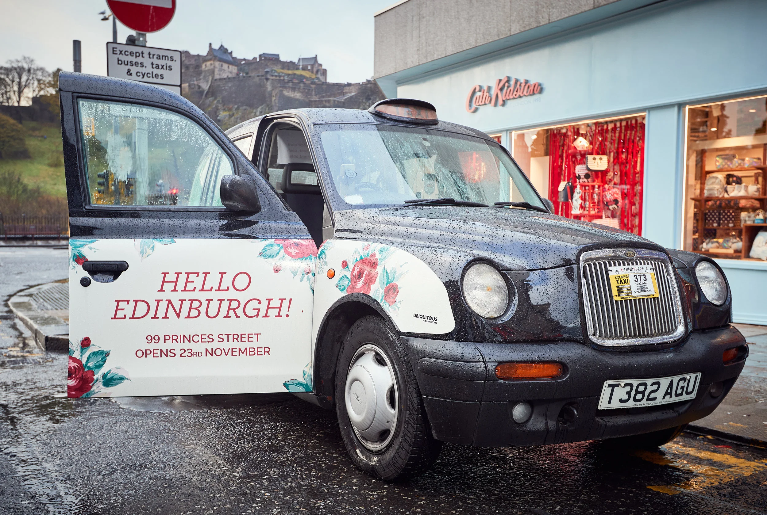 Hello Edinburgh Taxi Wrap — LISA McMILLAN