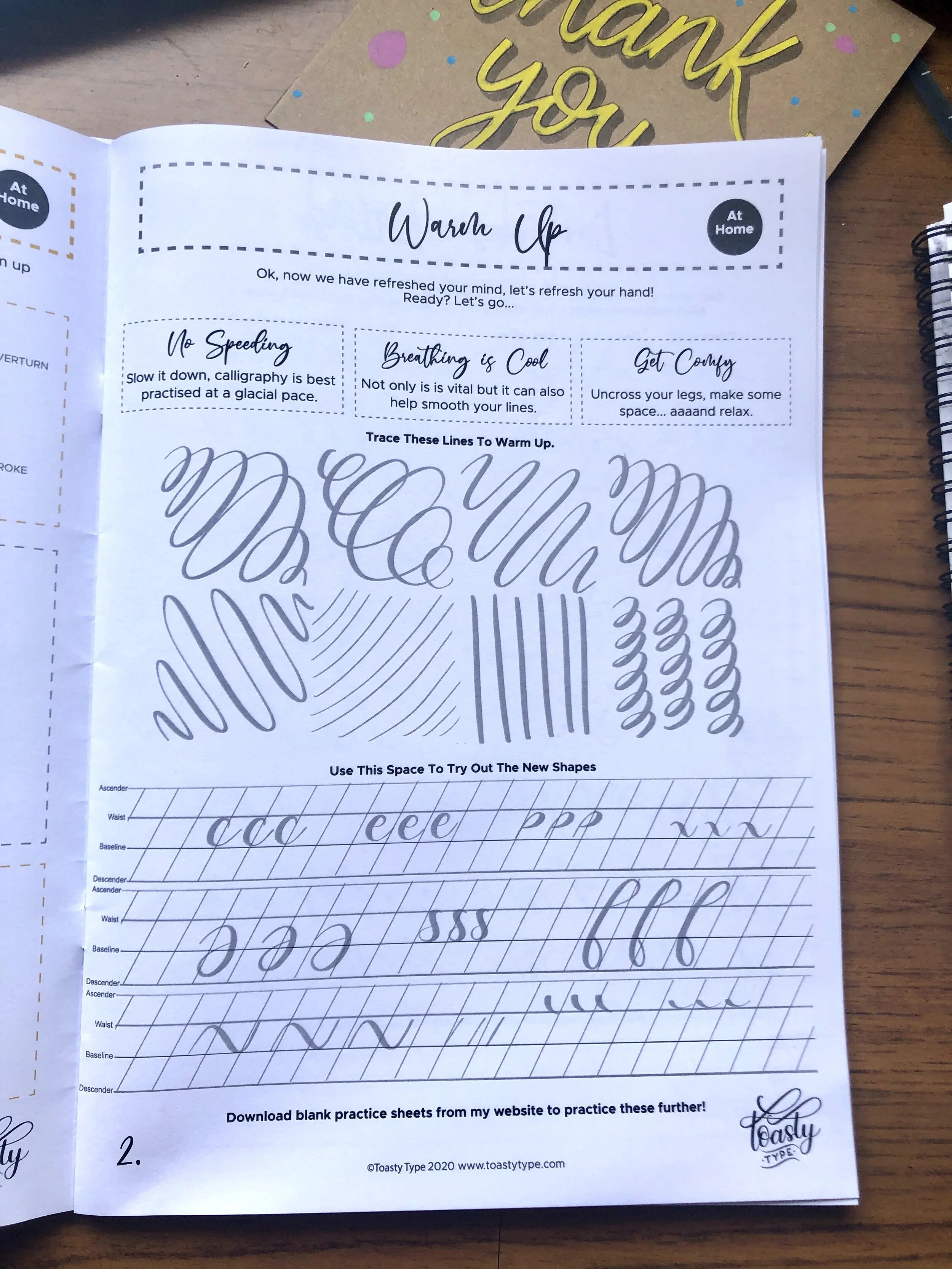 Intermediate Calligraphy - Lowercase and Capitals — Toasty Type