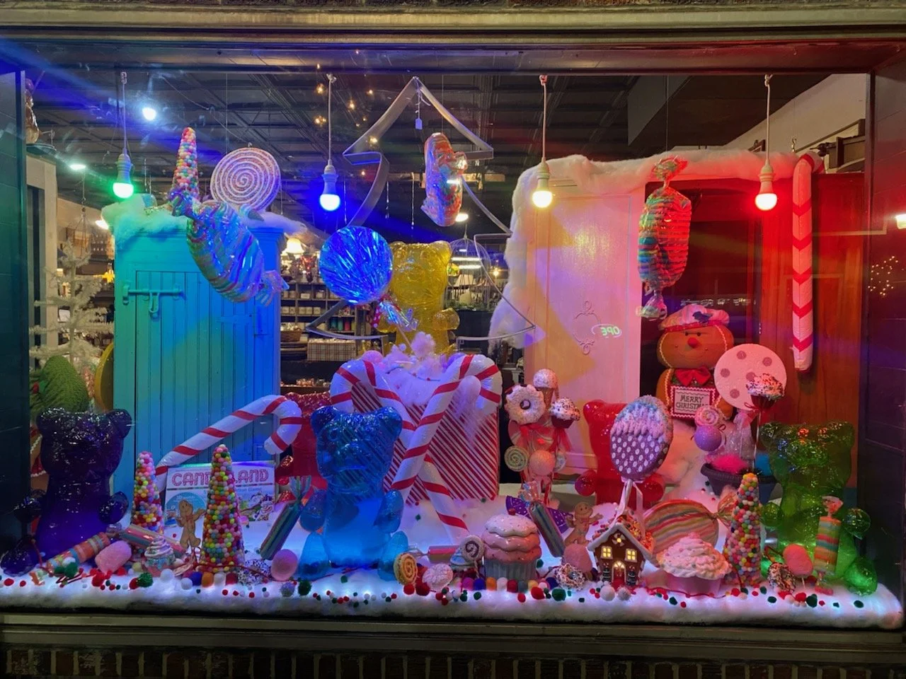 Candy Store Window Displays