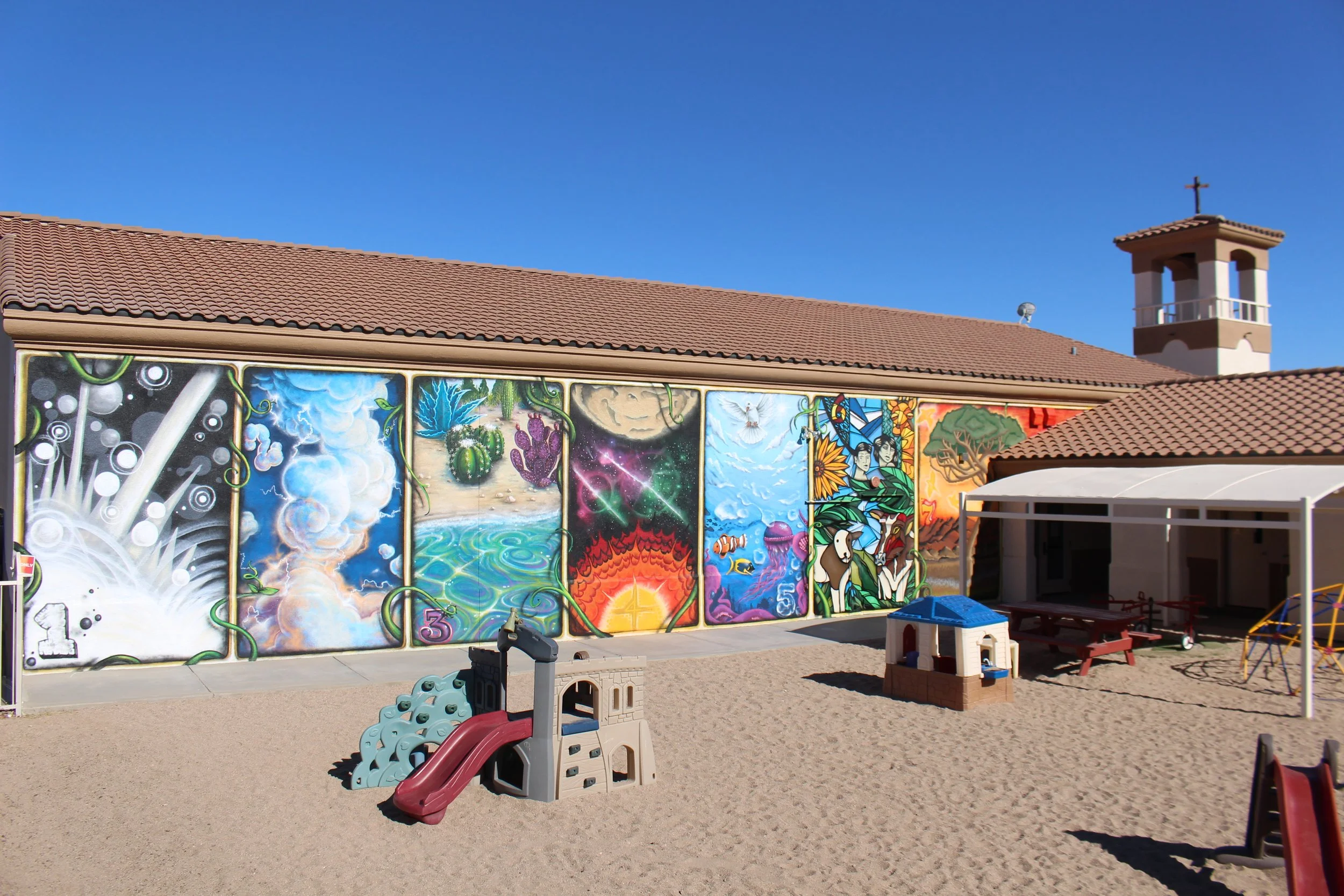 Creation Mural — Lord of Grace Lutheran Church