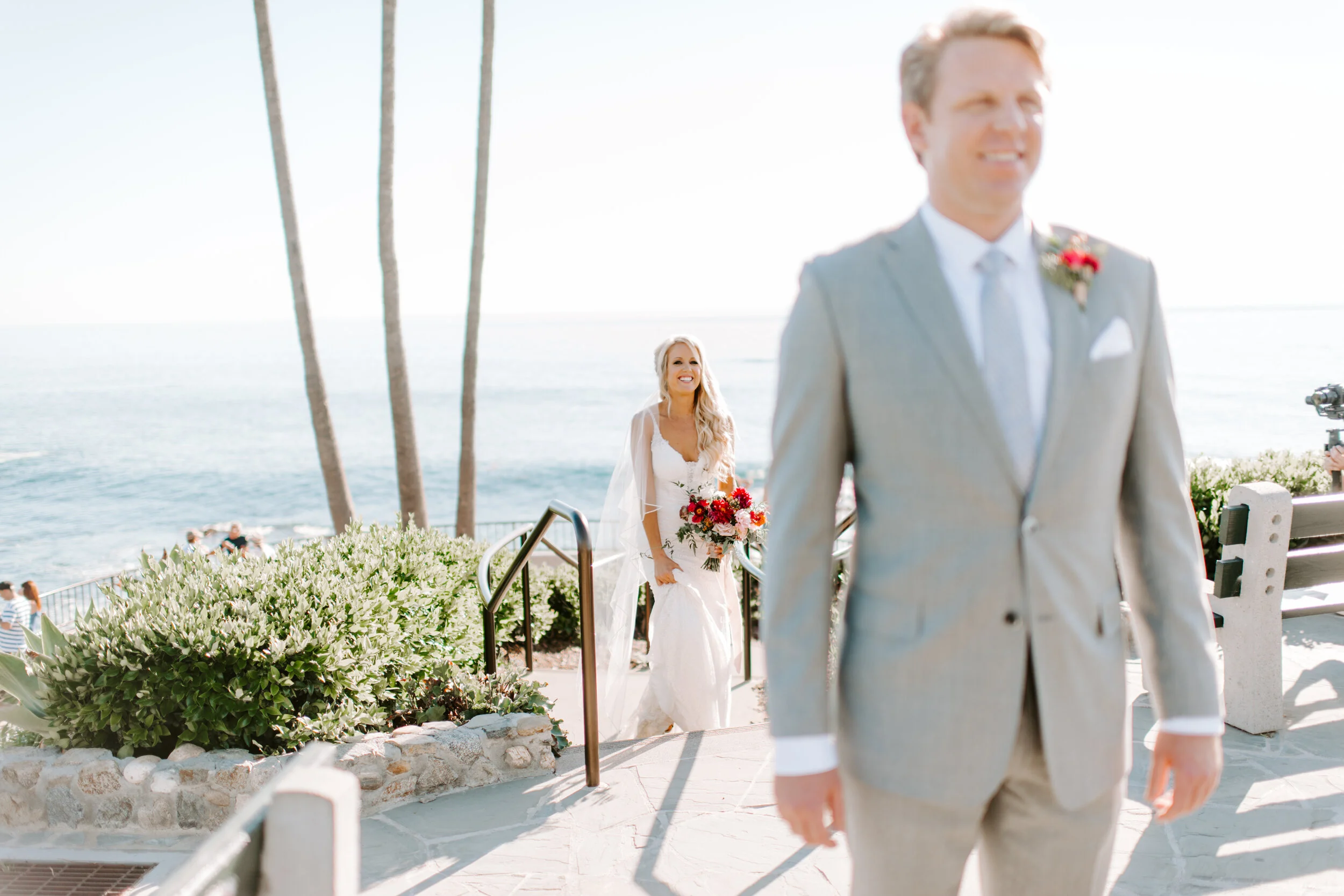 This Laguna Beach Bride's First Look Will Melt Your Heart — EMILY LYNN ...