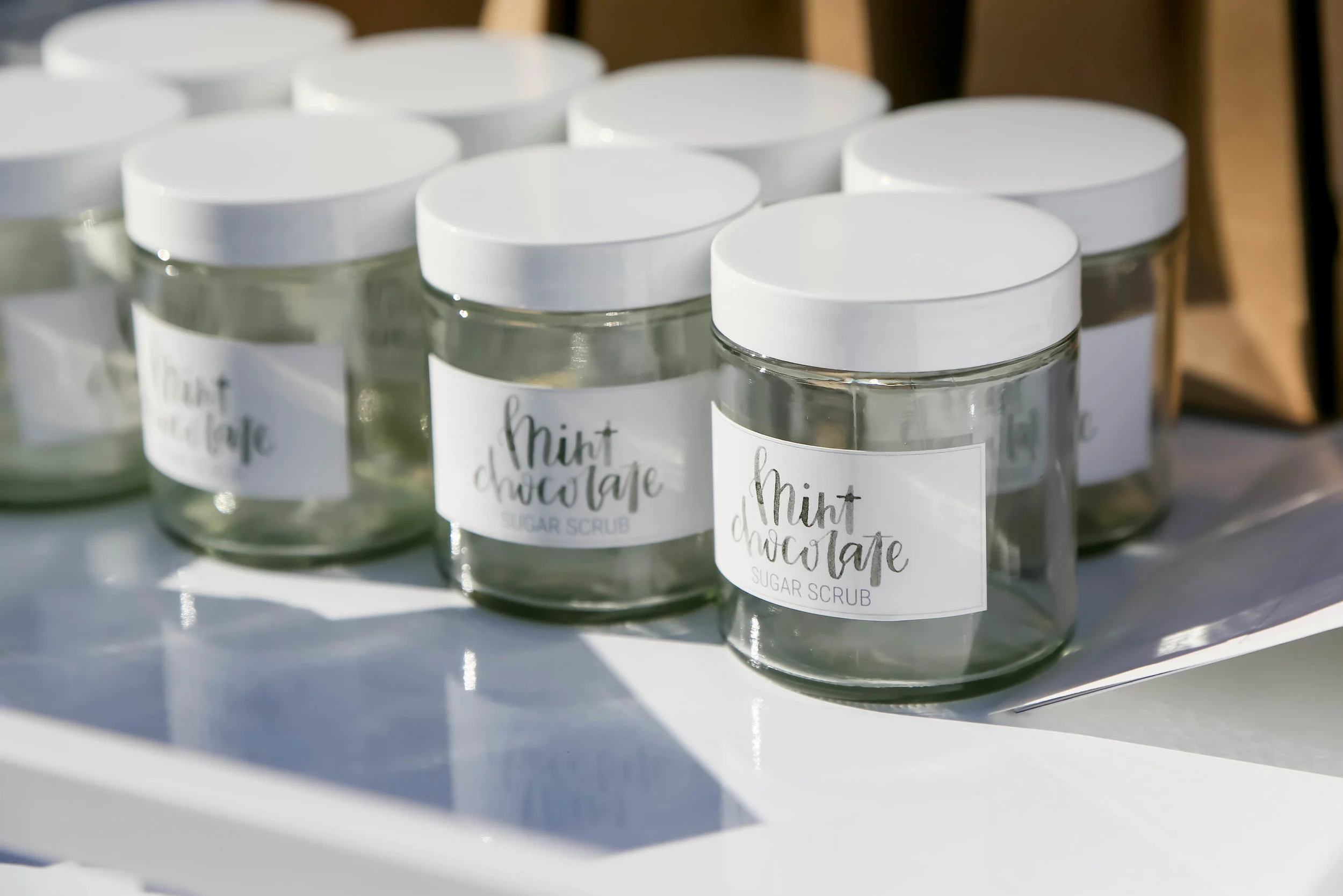 DIY Mint Chocolate Body Scrub