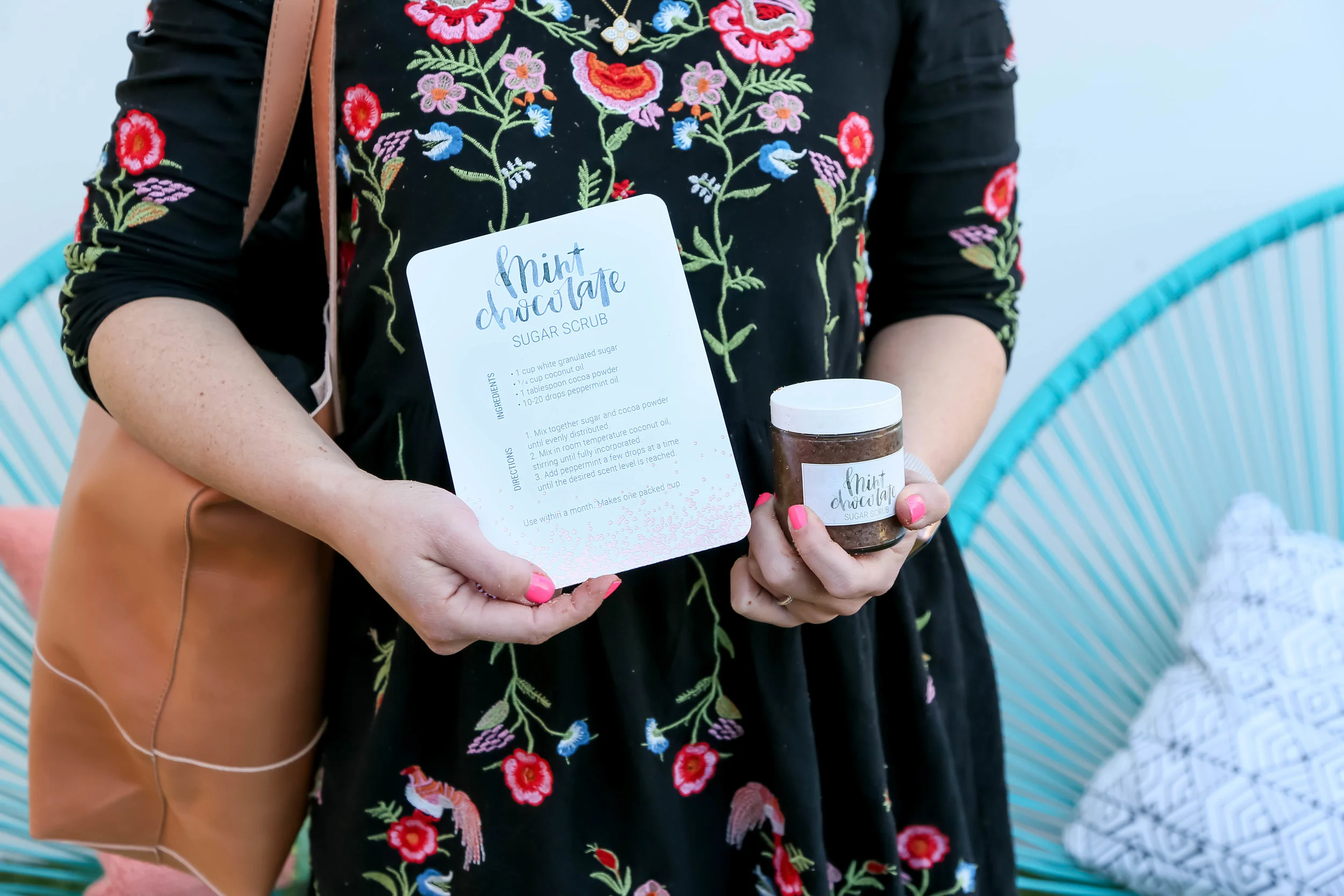 DIY Mint Chocolate Body Scrub