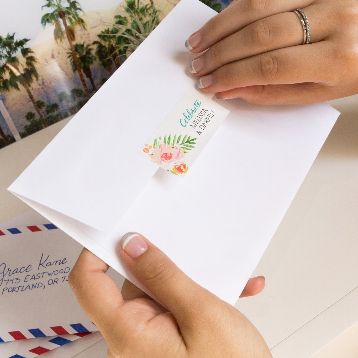 How to Address Save the Date Postcards