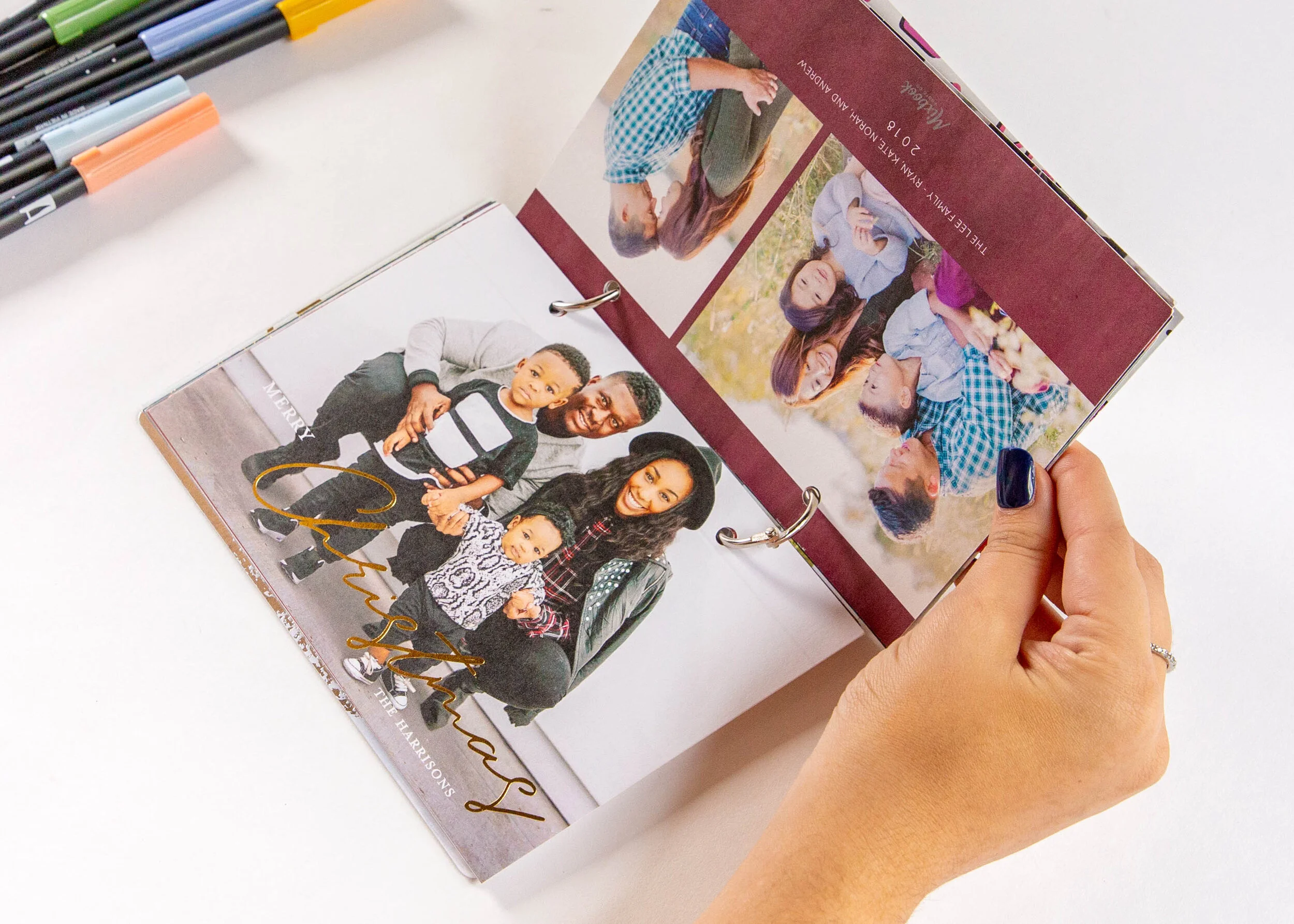 Create a Holiday Card Flip Book