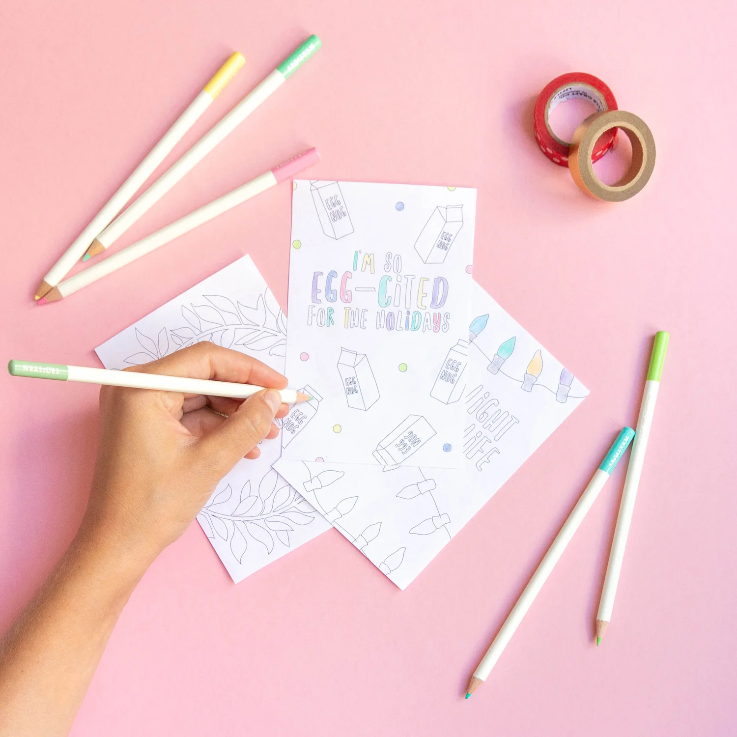 Downloadable Holiday Cards for Kids