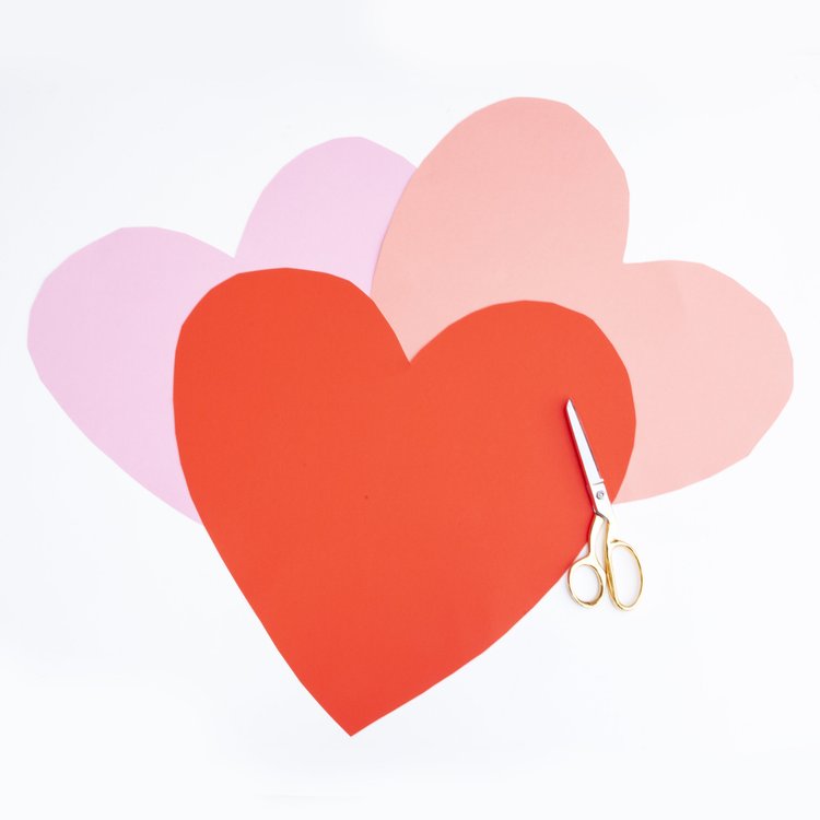 Valentine's Day Heart DIY Cutouts