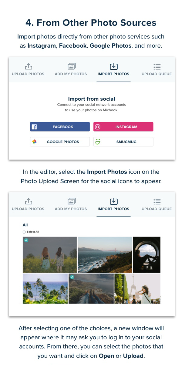 How to Upload Photos: Desktop and Mobile