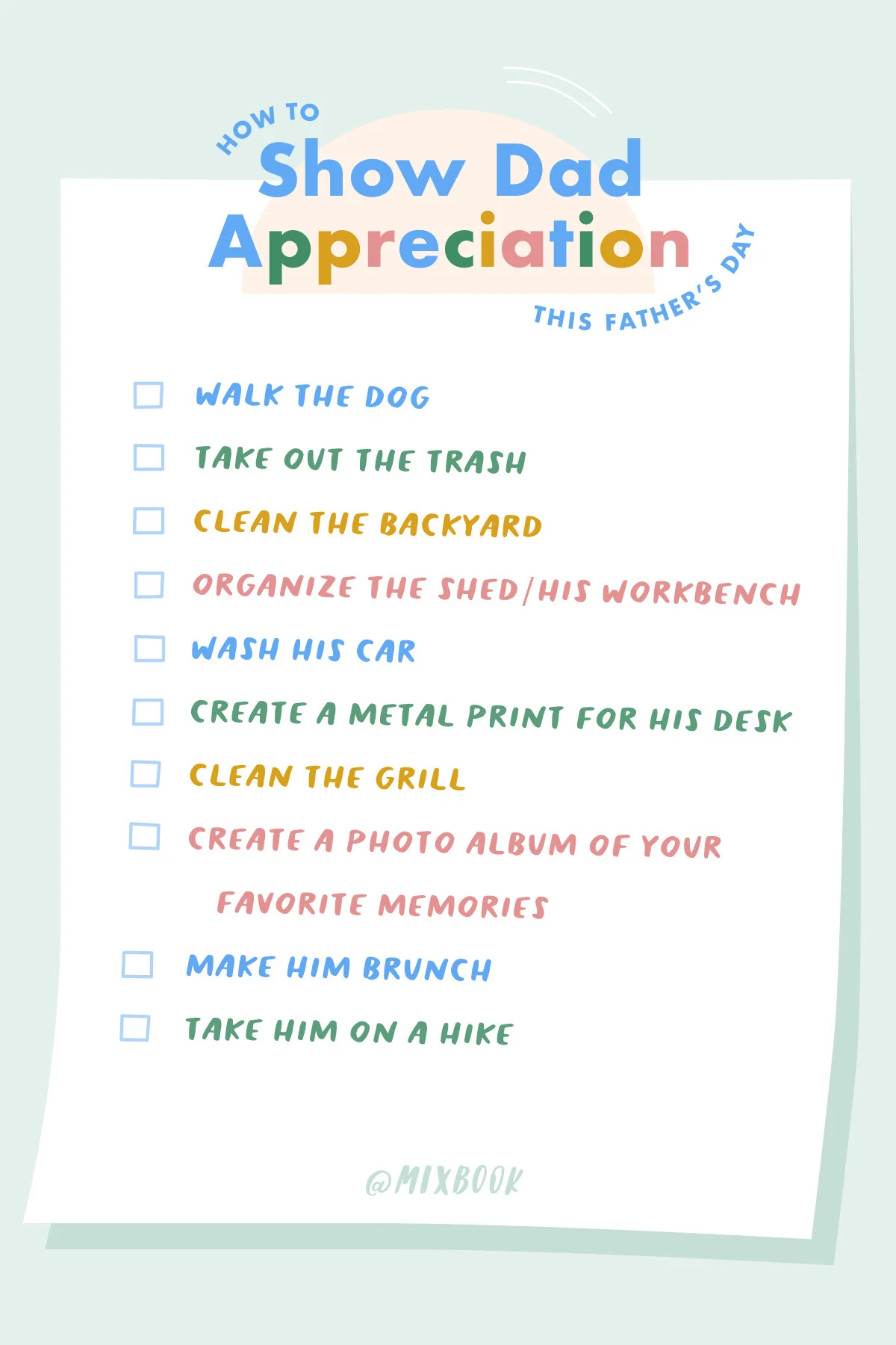 Ways to Show Dad Appreciation on Father's Day — Mixbook Inspiration