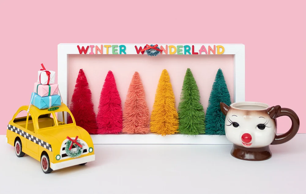 Holiday DIY Winter Wonderland Sign