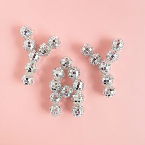 DIY Disco Ball Letters