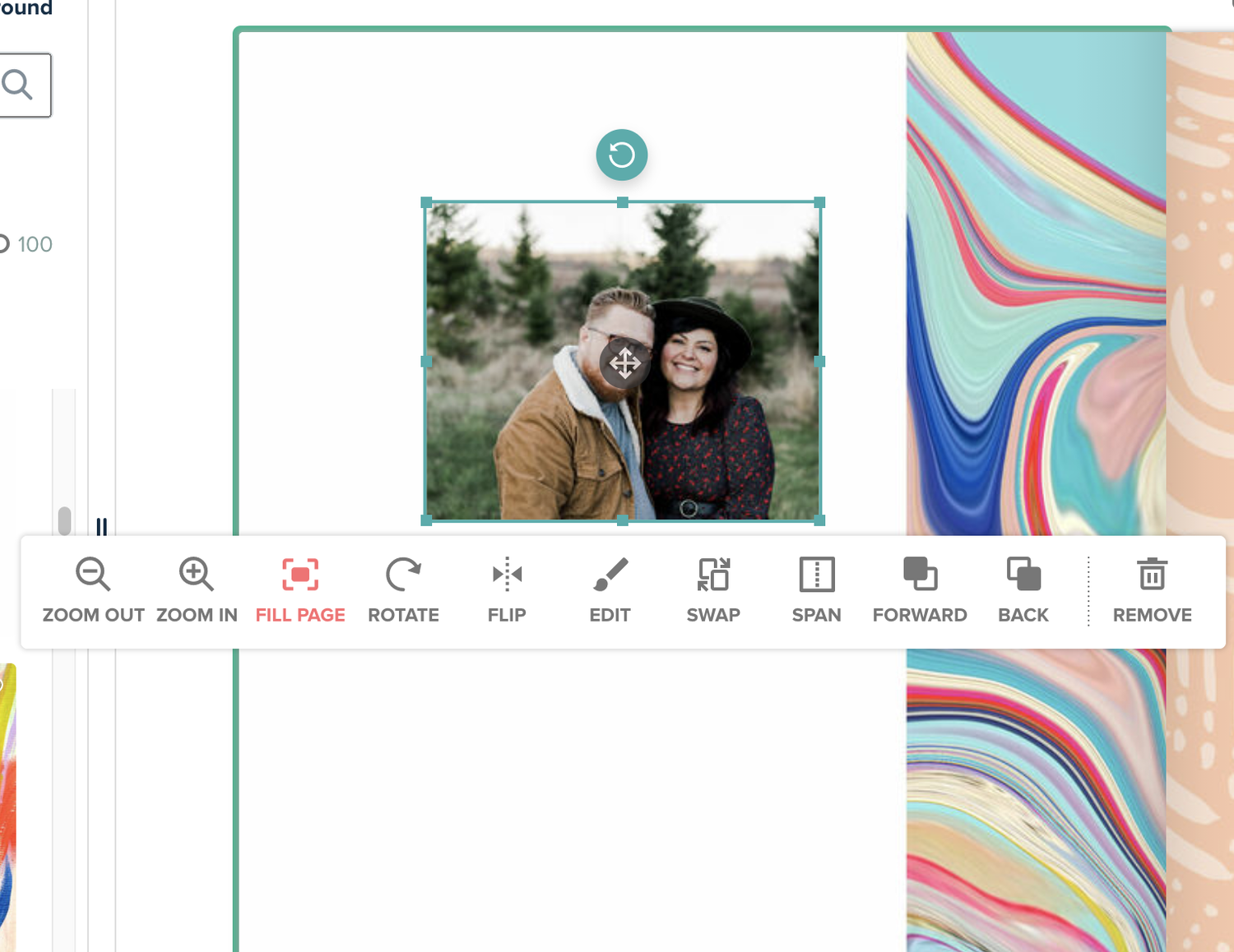 Use a Photo as a Background with One Simple Click