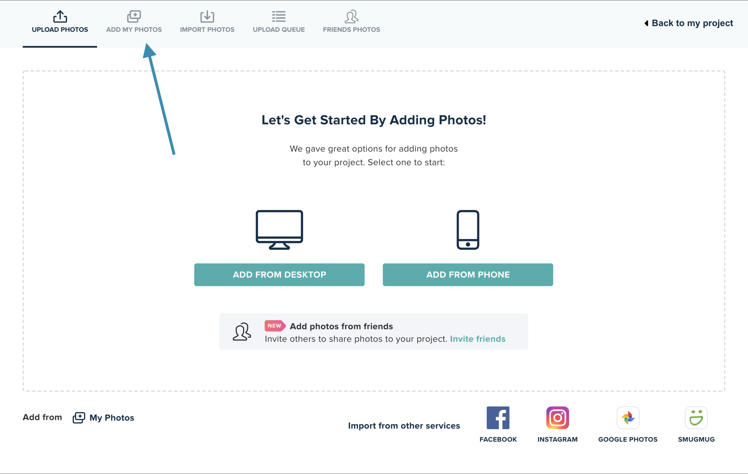 Editor Tip: Transferring Photos from an Old Project to a New One