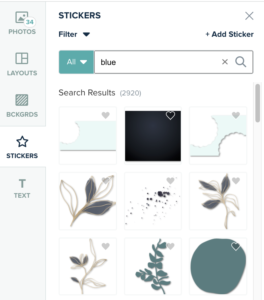 Editor Tip: Searching our Sticker & Background Database