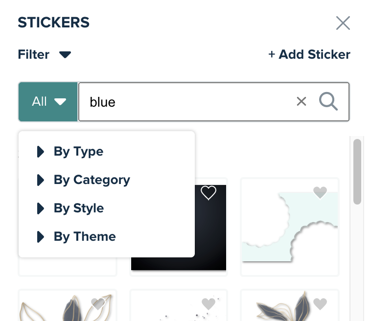 Editor Tip: Searching our Sticker & Background Database