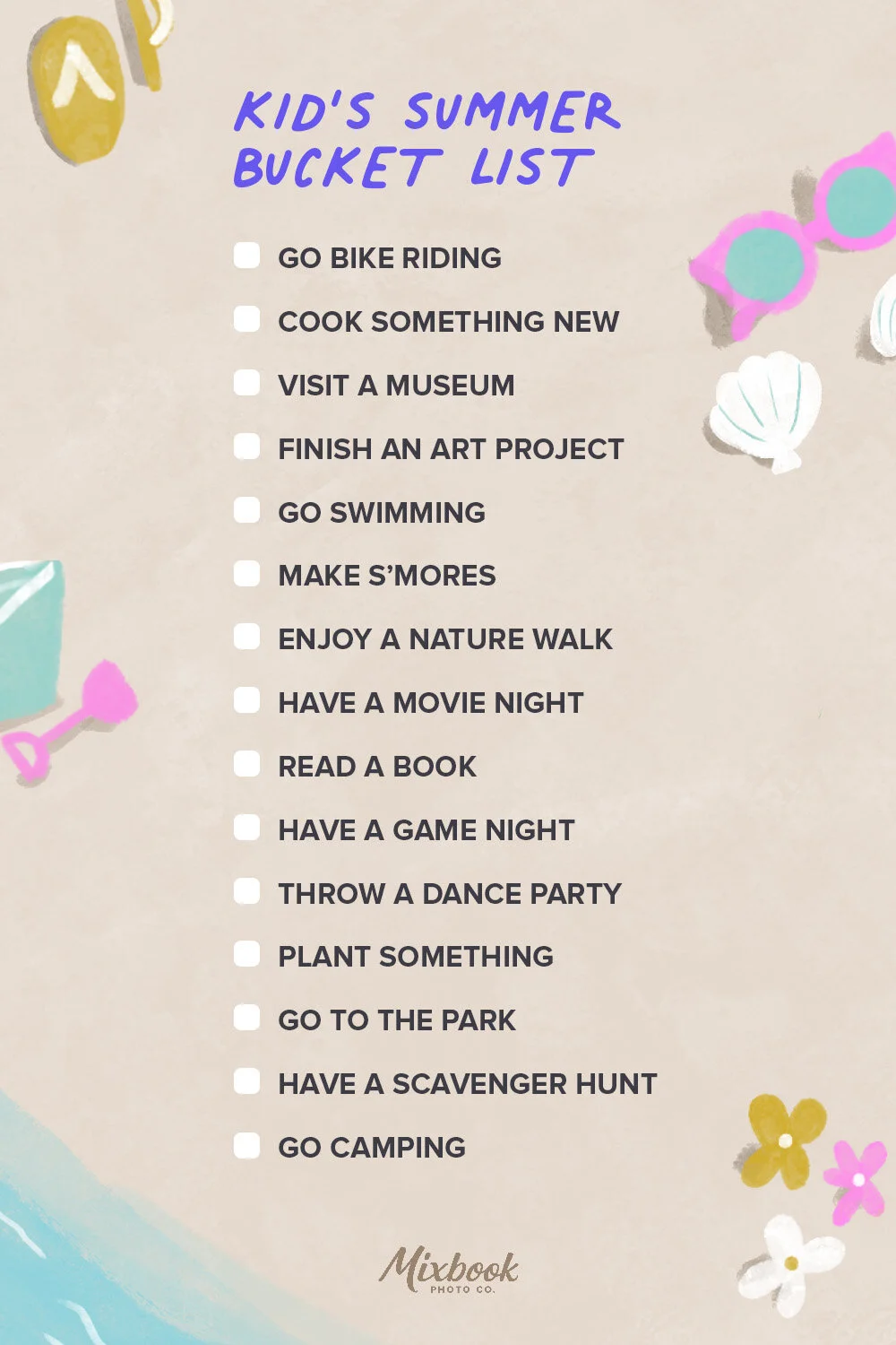 Kid s Summer Bucket List For 2021 Mixbook Inspiration