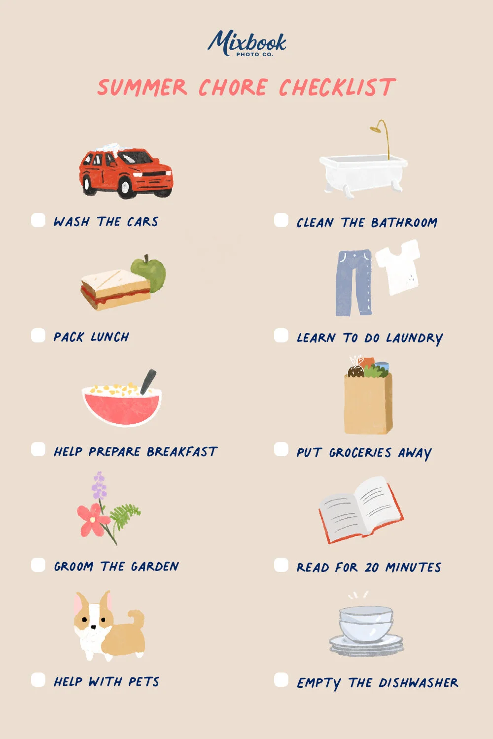 10 Fun Summer Chores for Kids