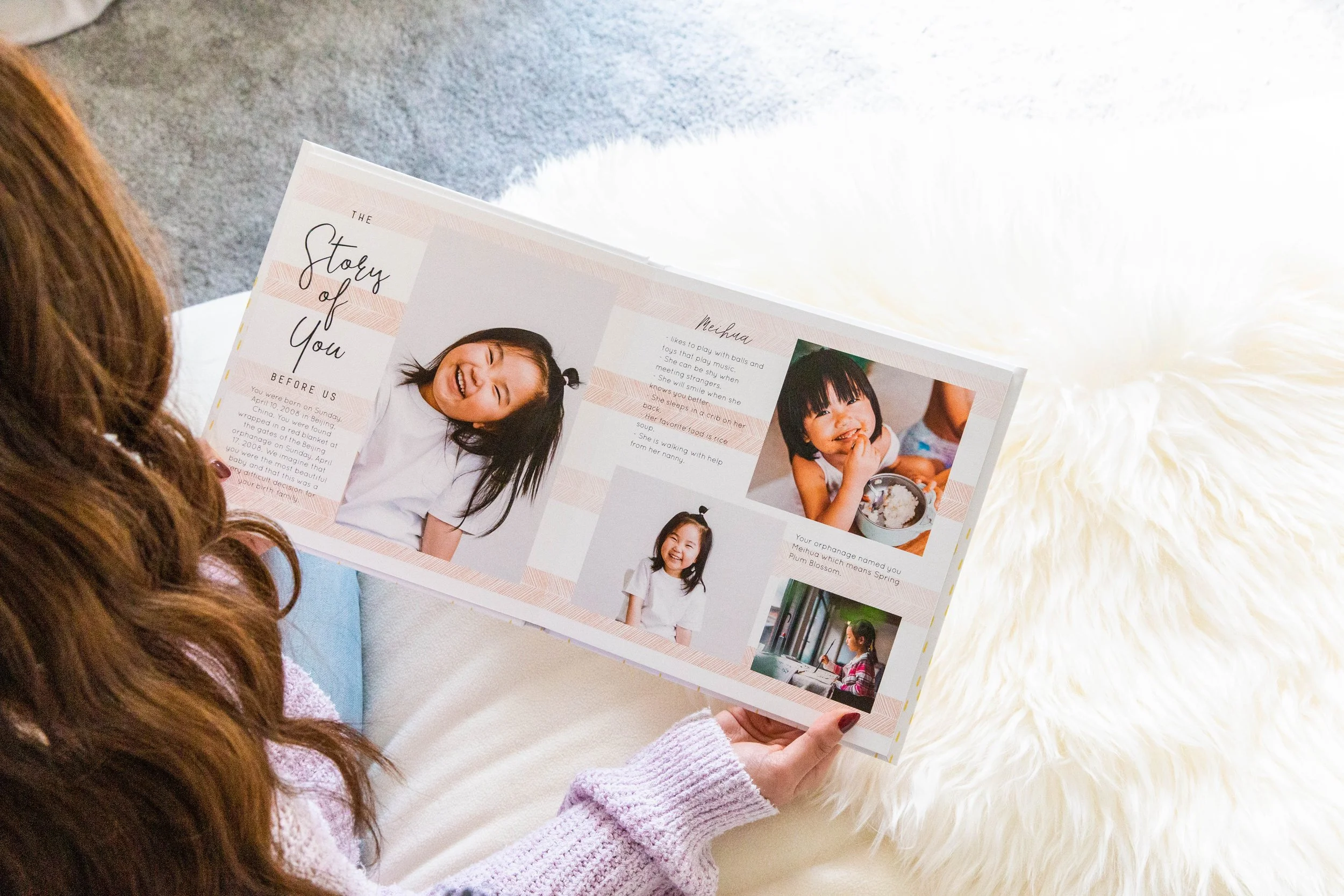 Custom Adoption Portfolios, Family Albums, and Birth Announcements