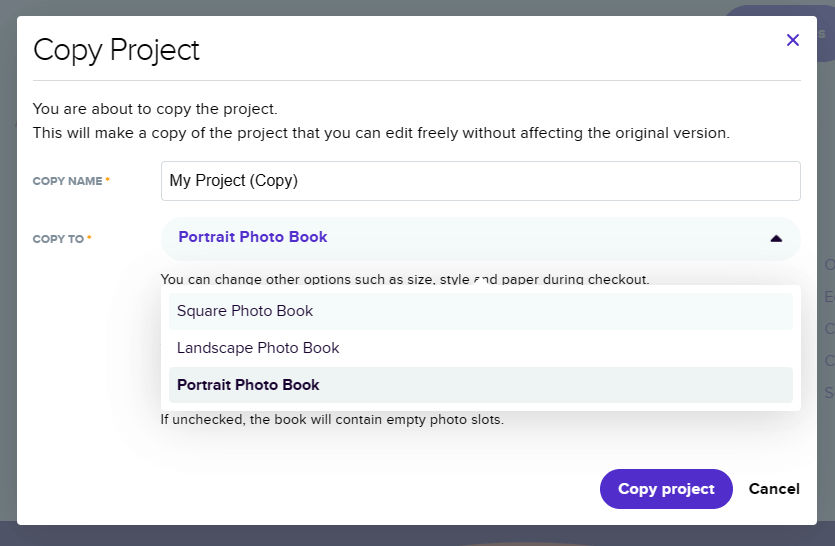 How to Change Your Photo Book Options on Mixbook: Size, Format, and Paper