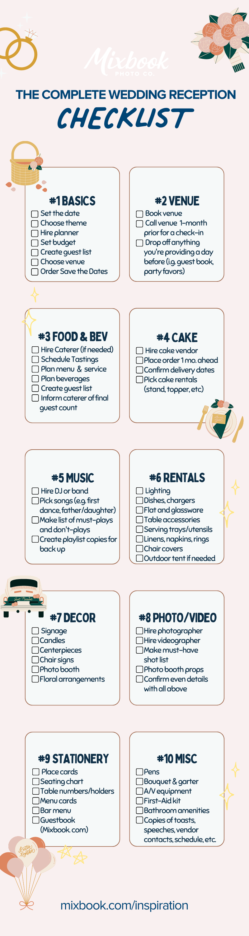 Complete Wedding Reception Checklist for 2023