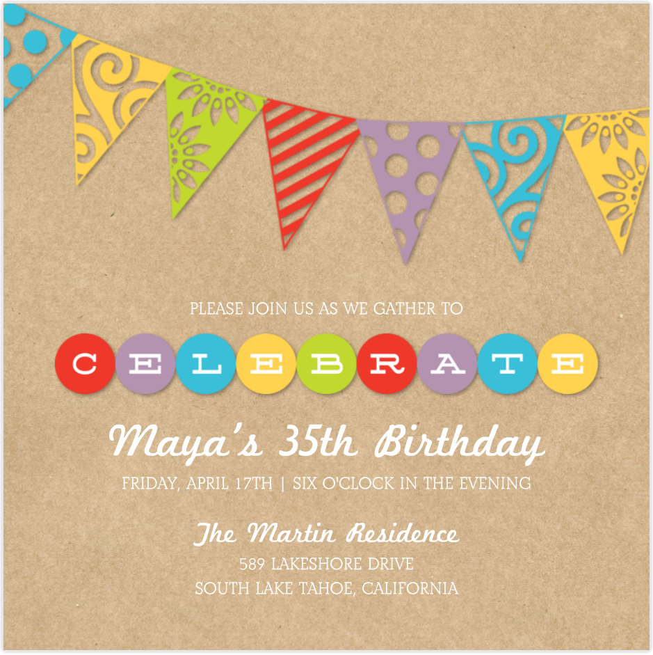 Fun-Loving Summertime Party Invitations