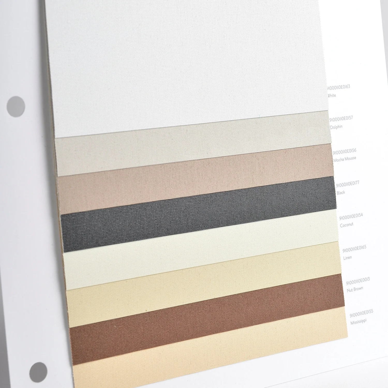 Fabric Swatch Cards