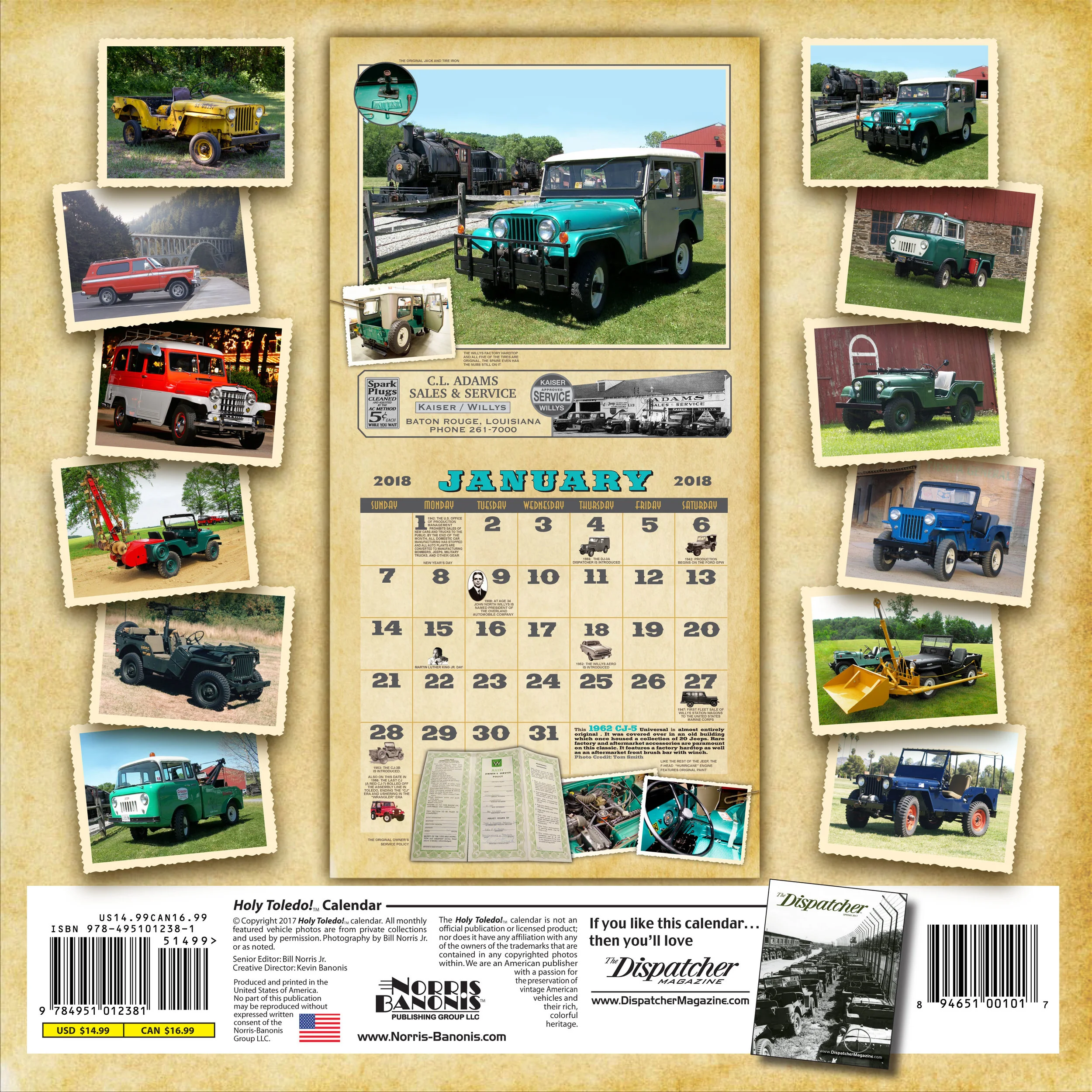 Holy Toledo! Antique Jeep Wall Calendars — The Dispatcher Magazine and ...