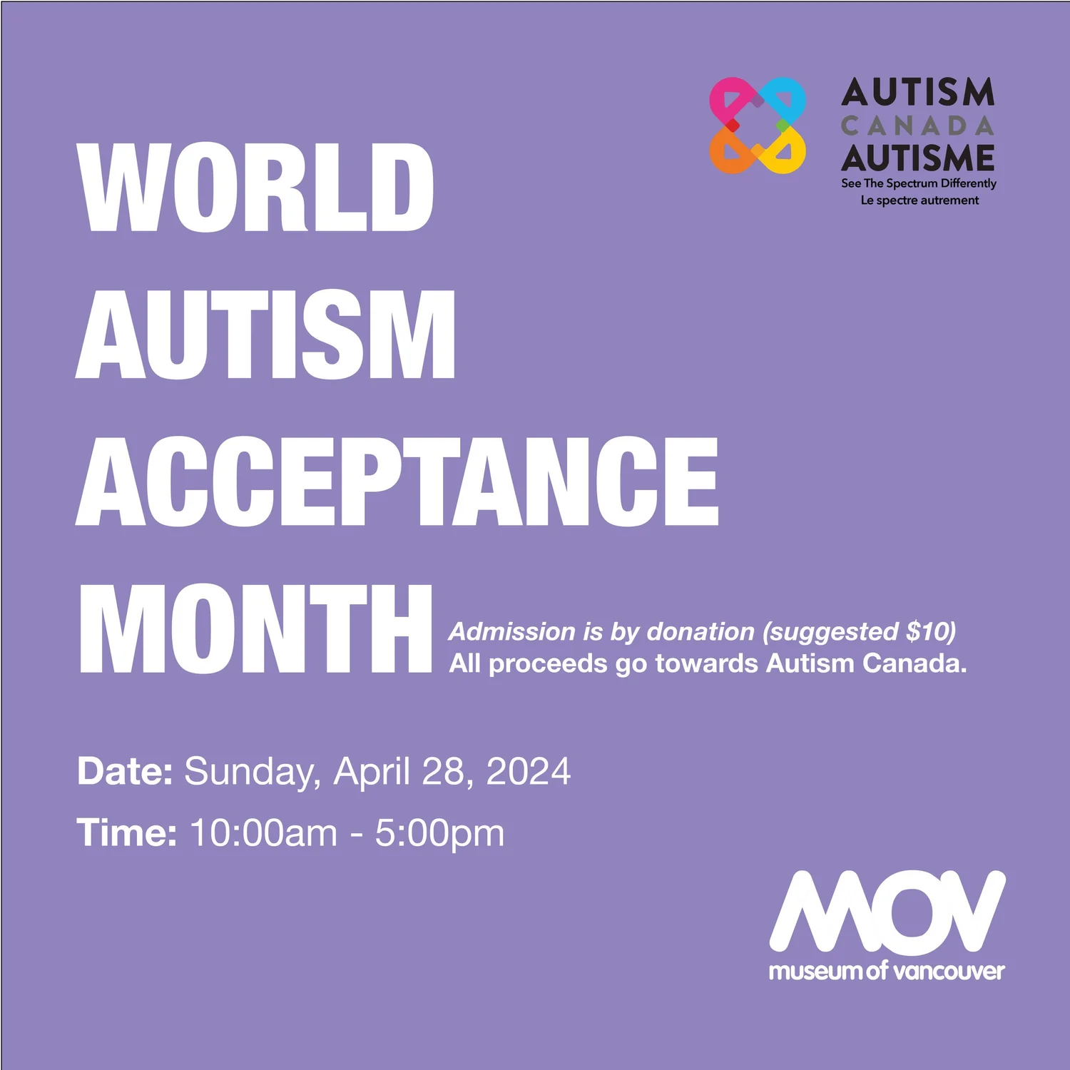World Autism Acceptance Month at MOV — MOV | Museum of Vancouver