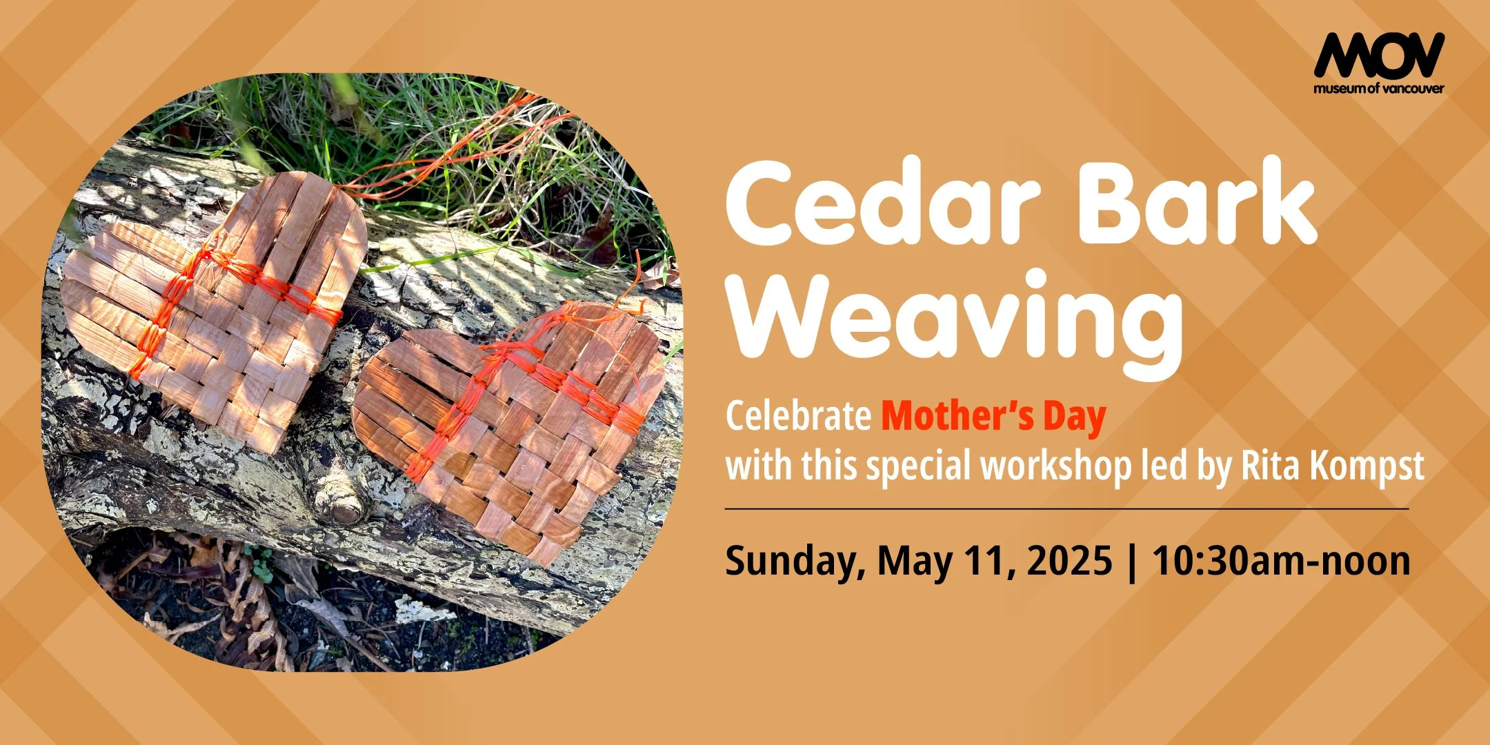 Mother’s Day: Weaving Cedar Bracelets with Rita Kompst — MOV | Museum ...